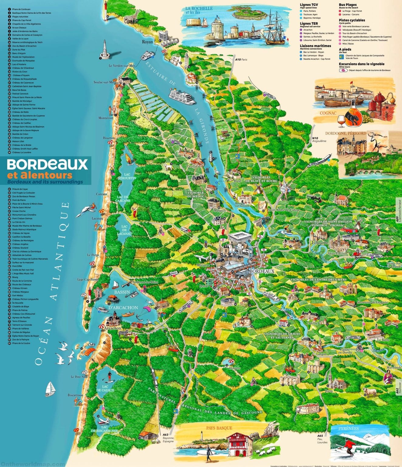 Villes Viter Autour De Bordeaux